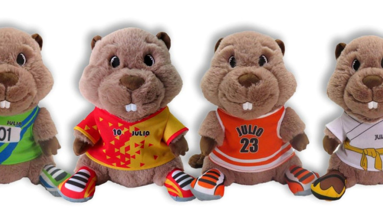 Vuelve el castor Julio, esta vez un deportista que apoya la ...